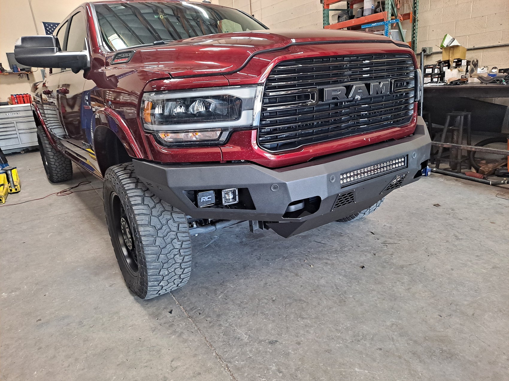 2020 Ram 2500 Rough Country Front And Rear Bumpers – Strapt Performance ...