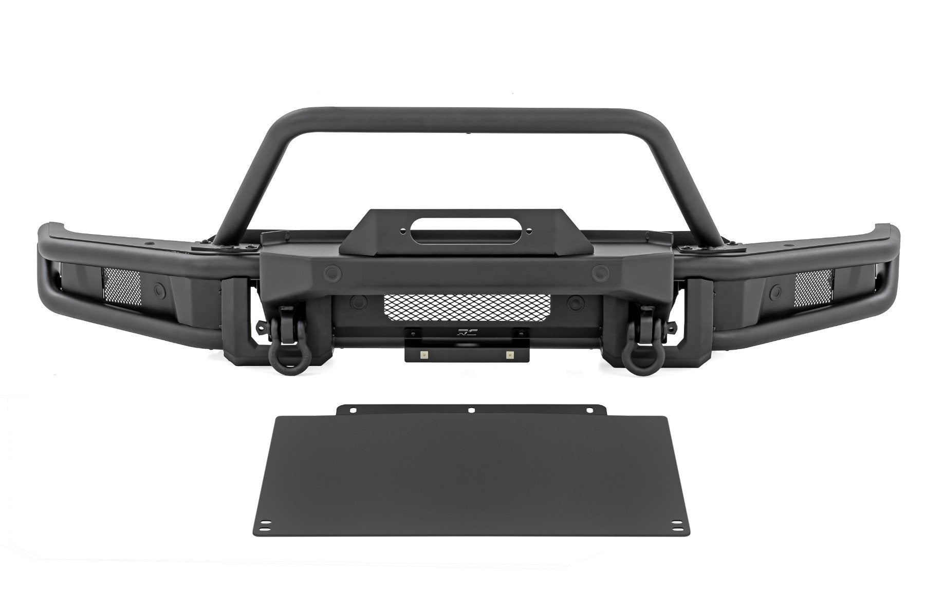Rough Country Ram 1500 2019-2024 Tubular Front Bumper With Winch Plate ...