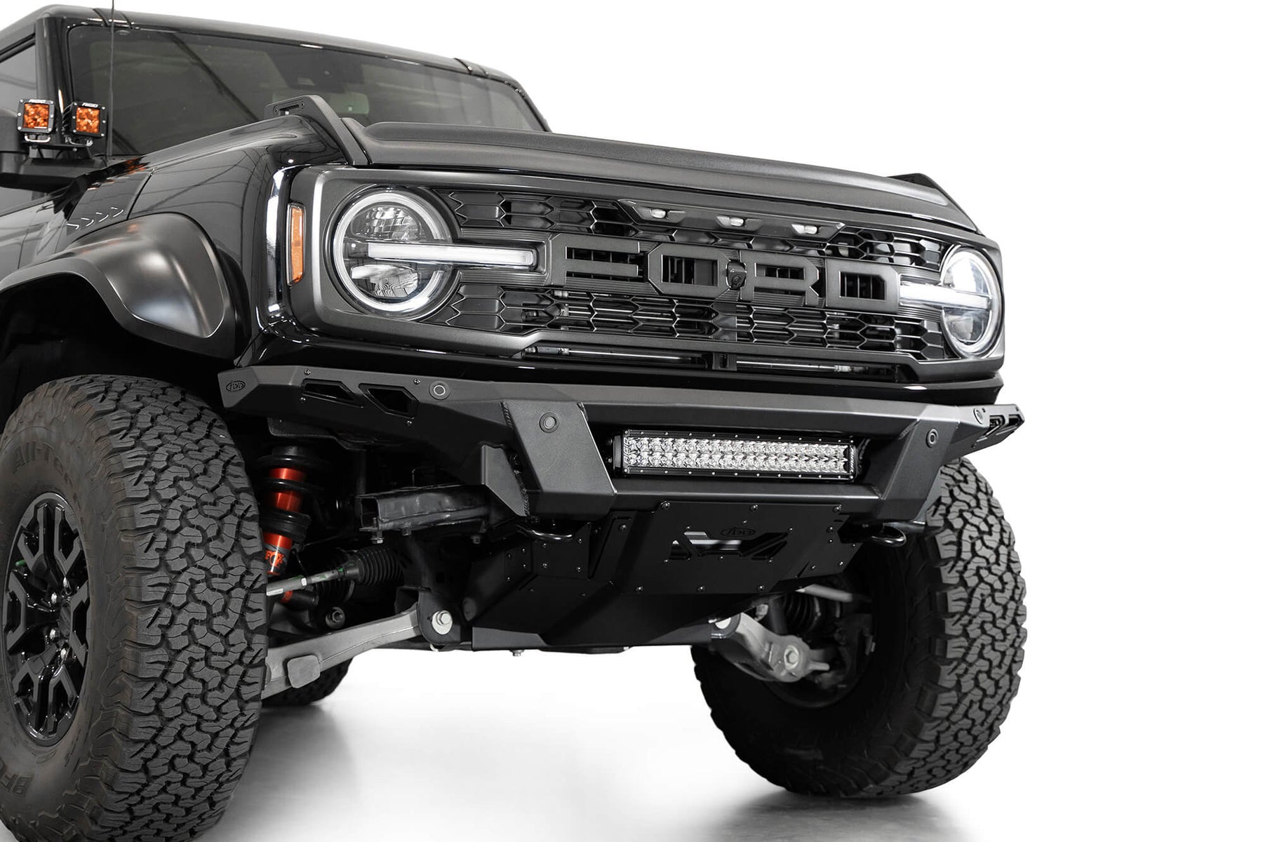 Addictive Desert Designs 2022+ Ford Bronco Raptor Phantom Front Bumper ...