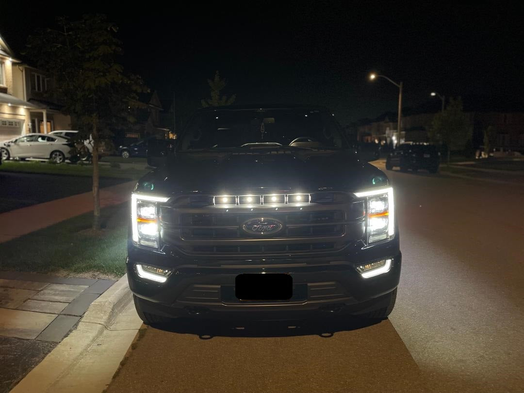 Custom Auto Works 2021-2023 F-150 Lariat Raptor Style Grill Light ...